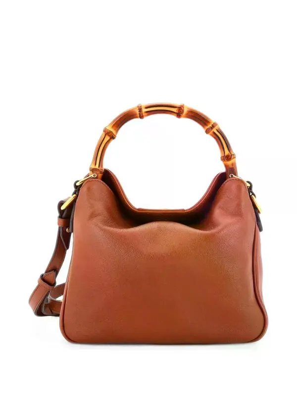Gucci Diana Nm Bamboo Shoulder Bag Leather Small Tote Bag
