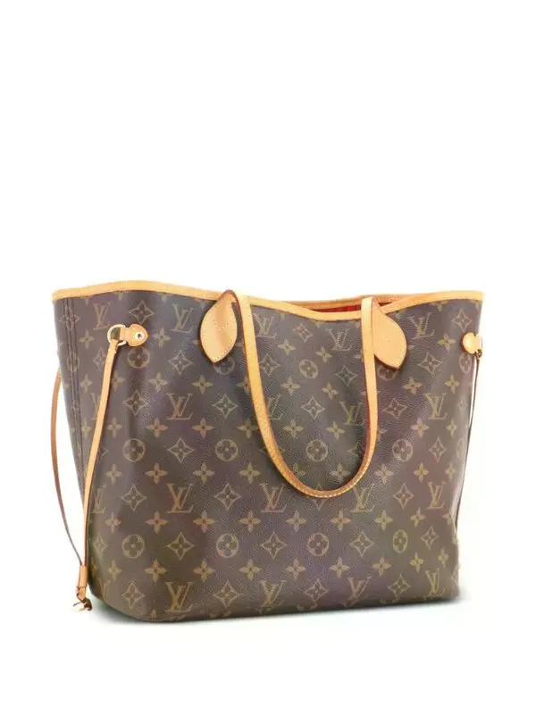 LOUIS VUITTON Neverfull Nm Monogram Canvas Mm Tote Bag - Brown