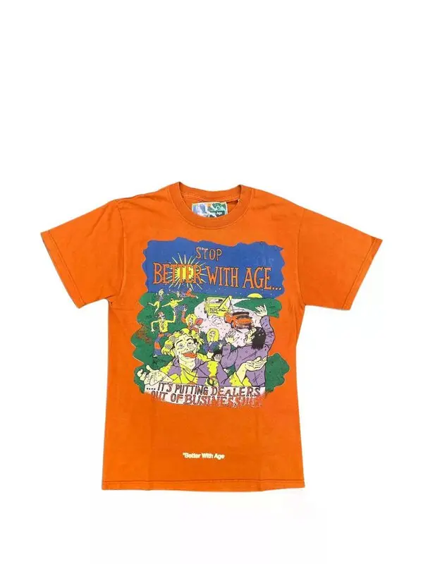 BETTER WITH AGE Ellis T-shirt - Orange
