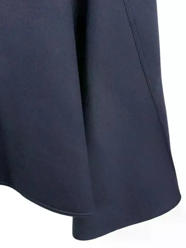 Plan C Panelled Asymmetric Midi Skirt