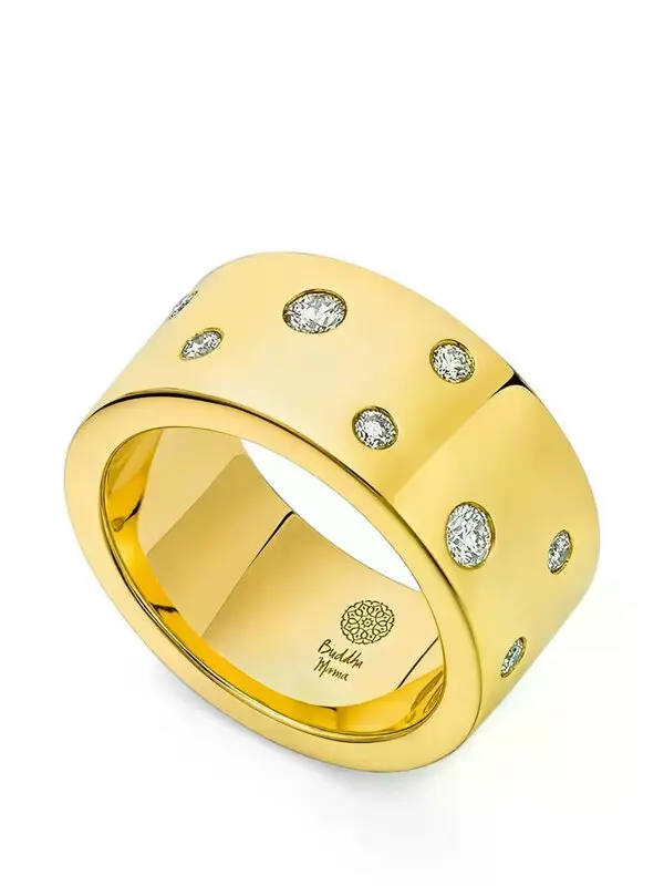 BUDDHA MAMA Diamond Scattered Band Ring