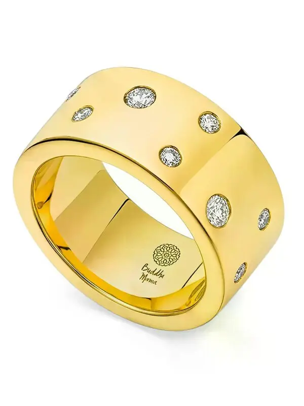 BUDDHA MAMA Diamond Scattered Band Ring