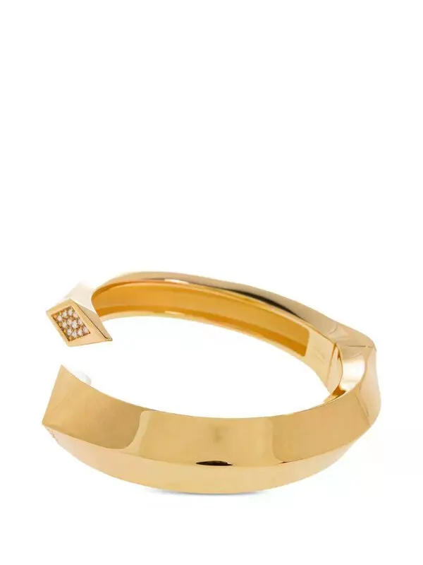 Versace Crystal-embellished Geometric Bracelet