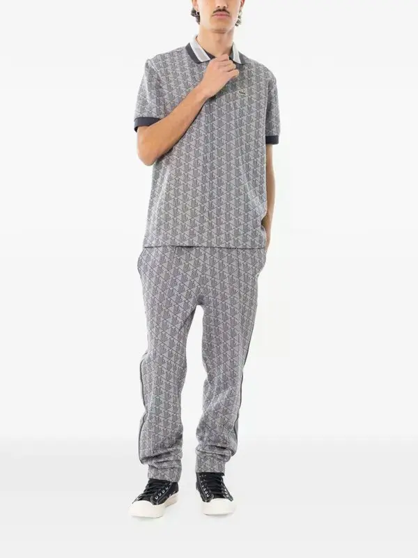 Lacoste Monogram-print Polo Shirt