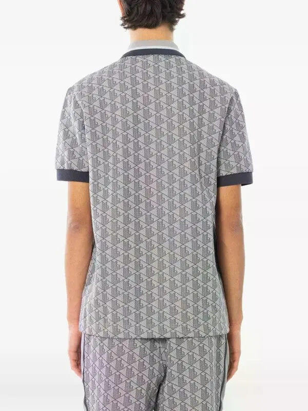 Lacoste Monogram-print Polo Shirt