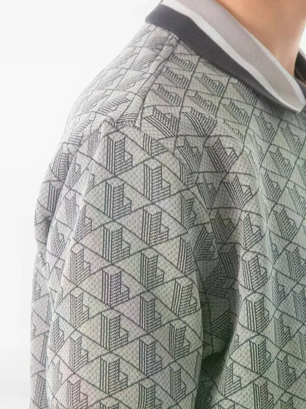 Lacoste Monogram-print Polo Shirt