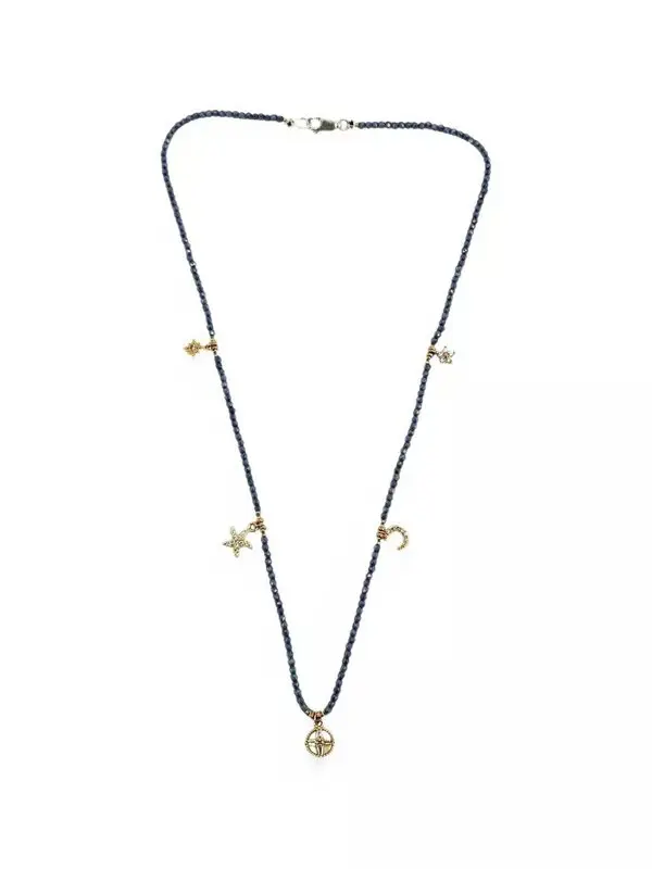 MADISON Multi-charm Beaded Necklace