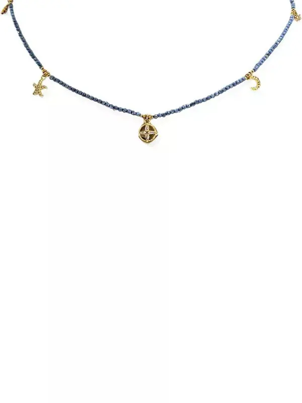 MADISON Multi-charm Beaded Necklace