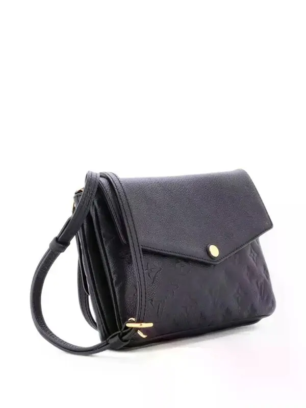 LOUIS VUITTON Twice Handbag Monogram Empreinte Leather Crossbody Bag
