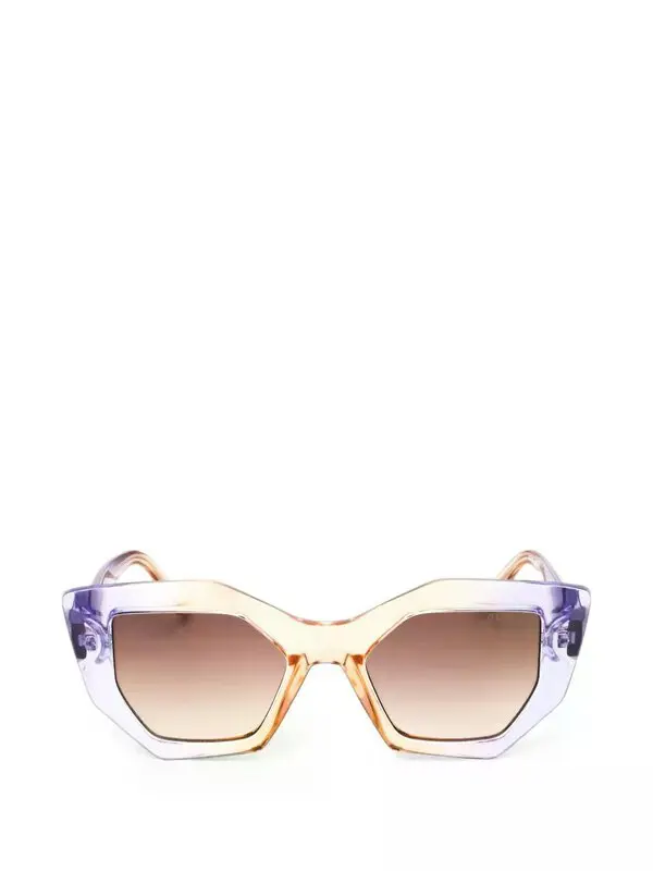 Guess Geometric-frame Sunglasses - Purple