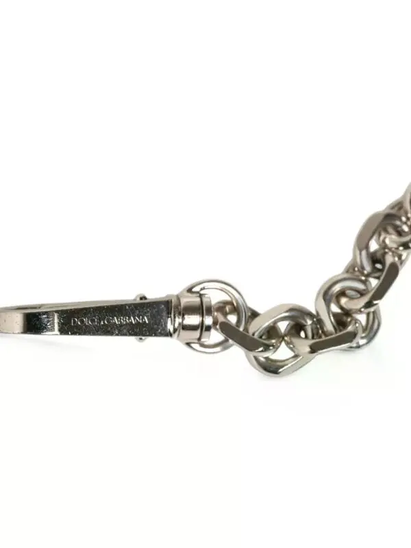 Dolce & Gabbana Dg-logo Pearl-embellished Shoulder Strap