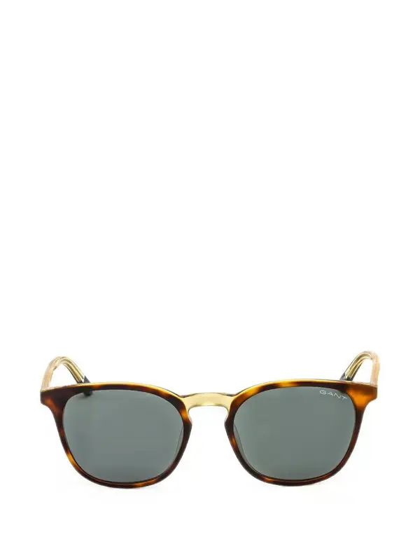 Gant Tortoiseshell-effect Square-frame Sunglasses