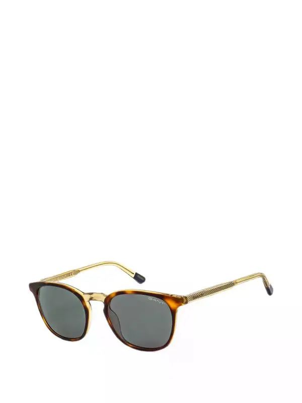 Gant Tortoiseshell-effect Square-frame Sunglasses