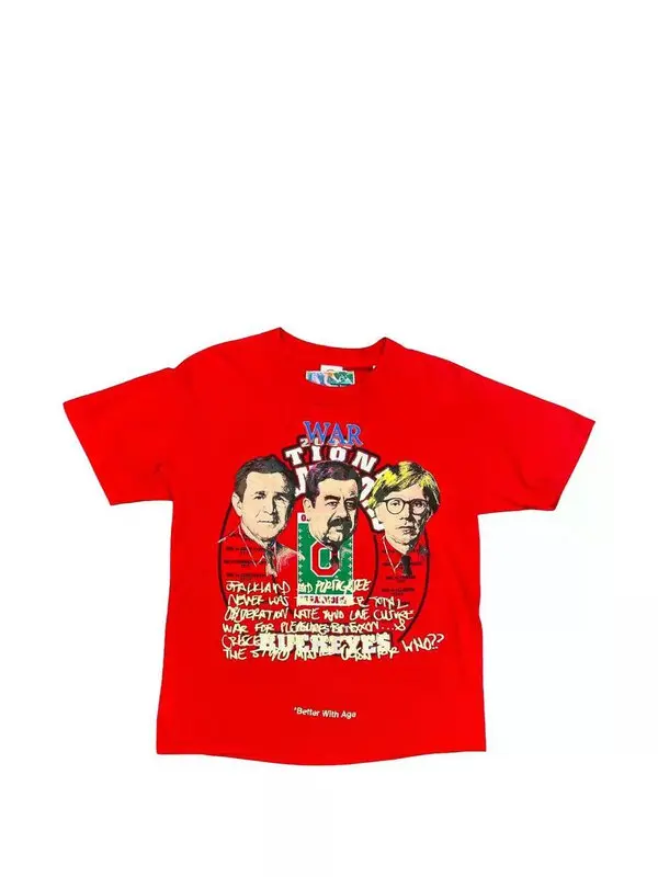 BETTER WITH AGE Kennedy Graphic-print T-shirt - Red