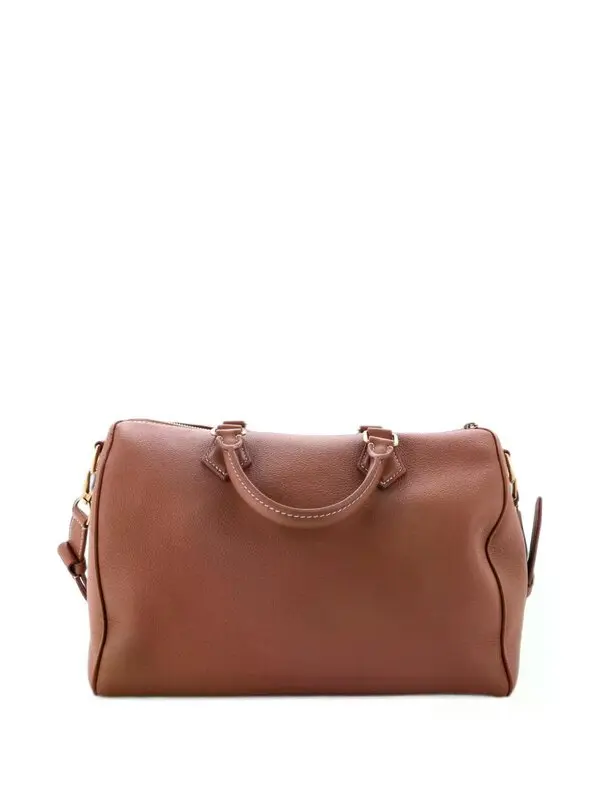 LOUIS VUITTON Low Key Speedy Bandouliere Leather 30 Satchel