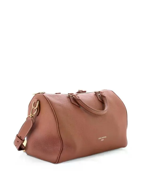 LOUIS VUITTON Low Key Speedy Bandouliere Leather 30 Satchel