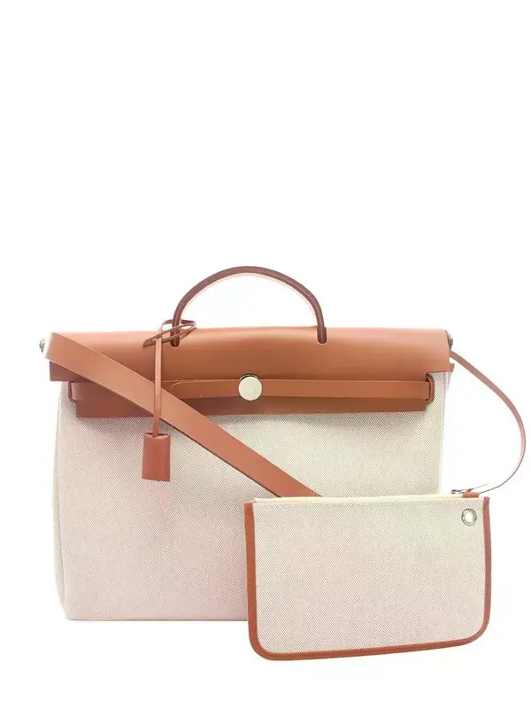 Hermès 2024 Toile Herbag Zip 39 Satchel