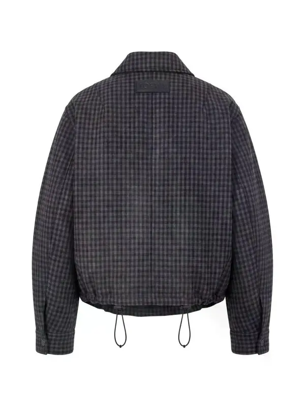 Loewe Gingham-check Wool Jacket