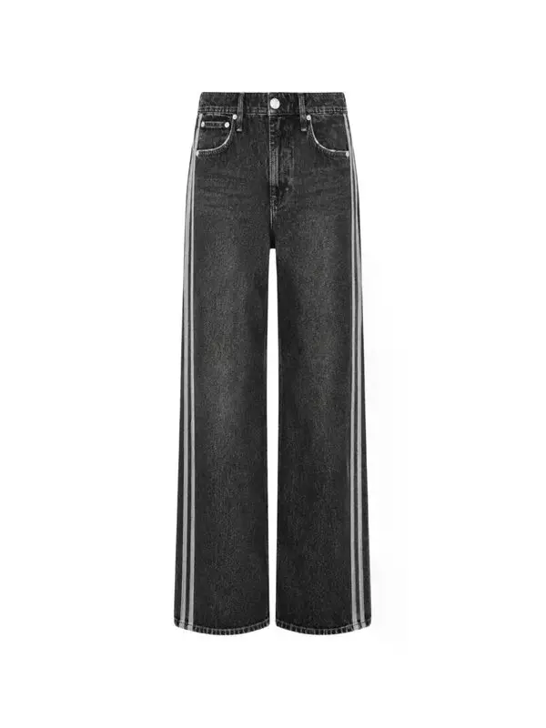 Rag & Bone Miramar Side-stripe Jeans - Black