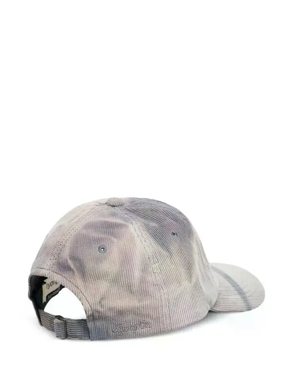 JIYONGKIM Sun-bleached Corduroy Baseball Cap - Grey