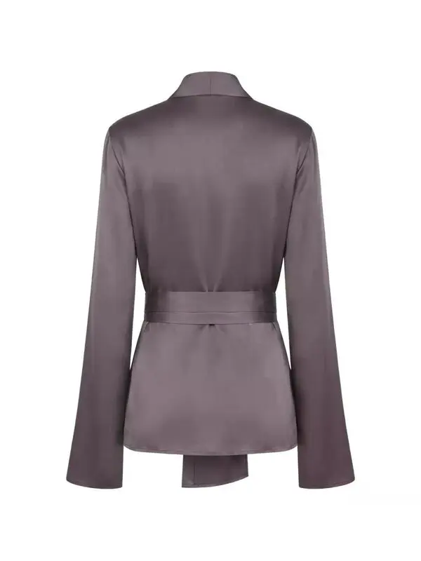 Rick Owens Laura Belted Wrap Top