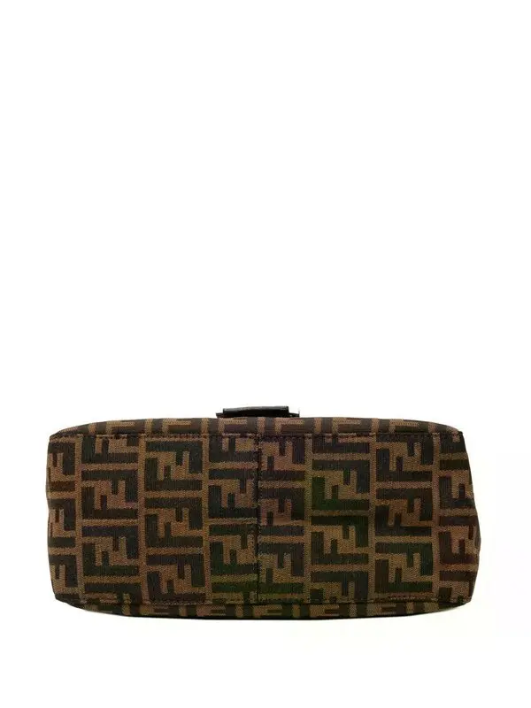 Fendi 2000-2010 Zucca Canvas Mamma Forever Shoulder Bag
