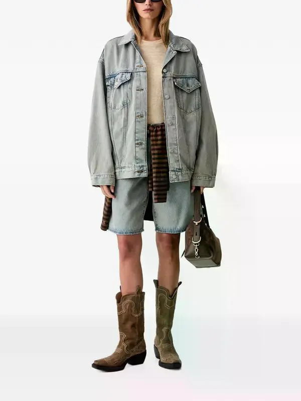LEVI'S Washed Denim Shorts