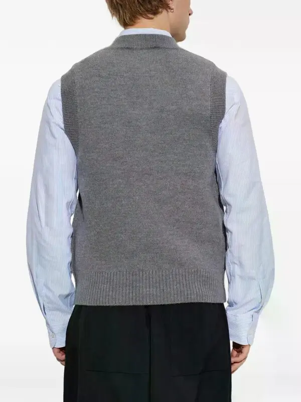AMI Paris De Coeur V-neck Vest