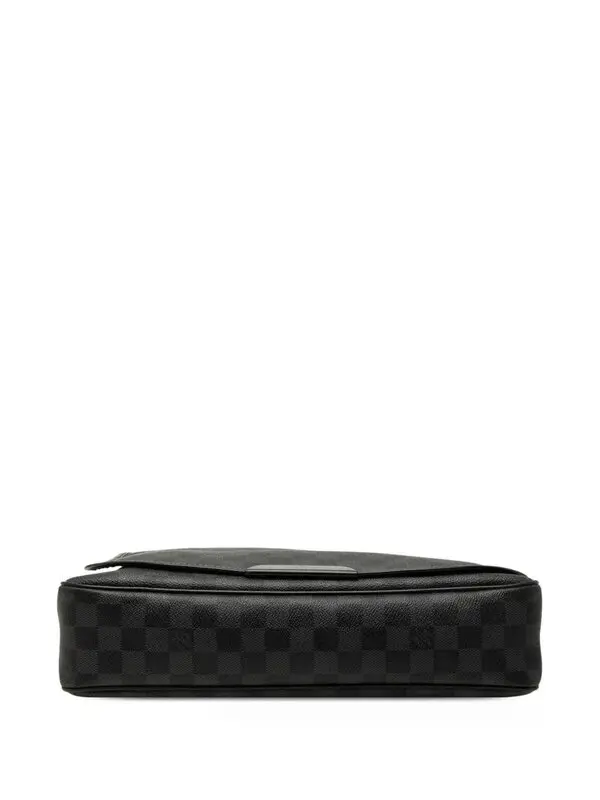 LOUIS VUITTON 2011 Damier Graphite Daniel Mm Crossbody Bag