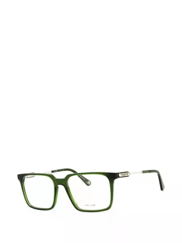POLICE Rectangle-frame Glasses - Brown