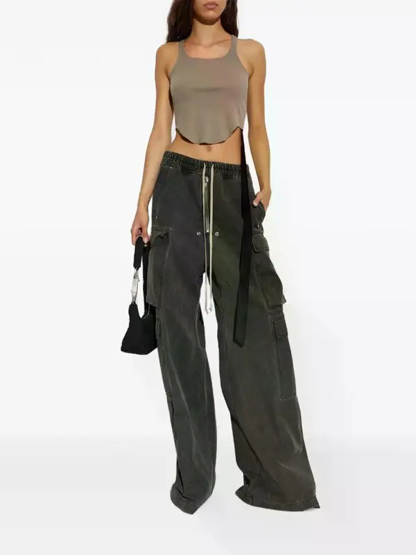 Rick Owens Ribbed-knit Crop Top