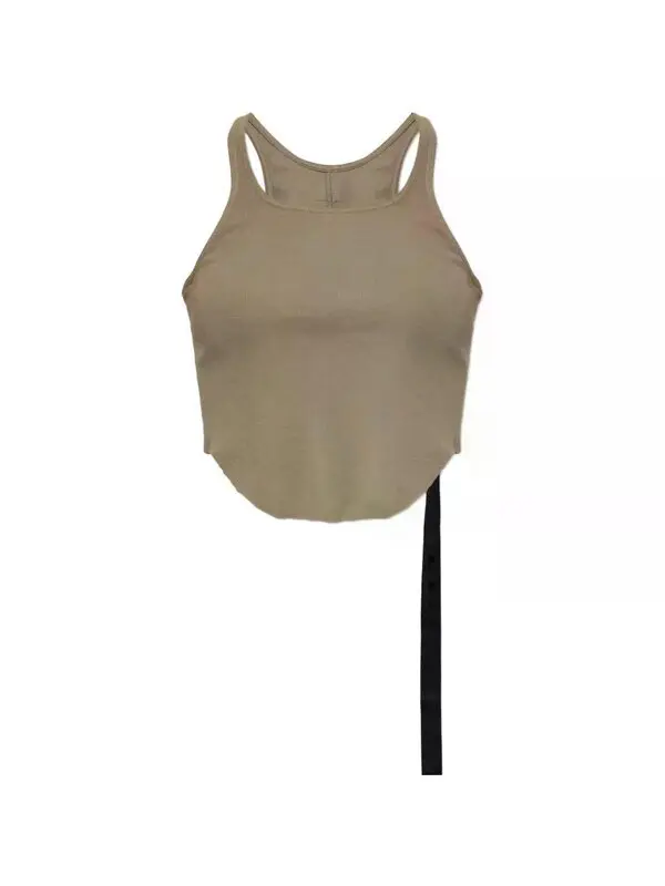 Rick Owens Ribbed-knit Crop Top - Neutrals