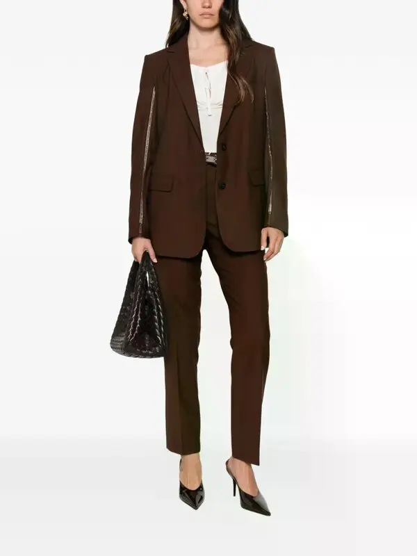 Fabiana Filippi Bead-embellished Single-breasted Blazer