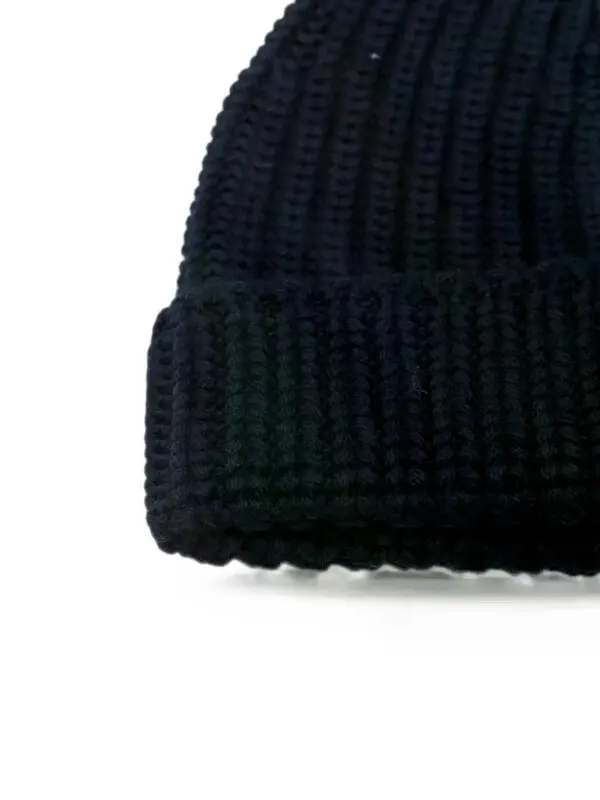 GRAN SASSO Ribbed-knit Wool Beanie Hat