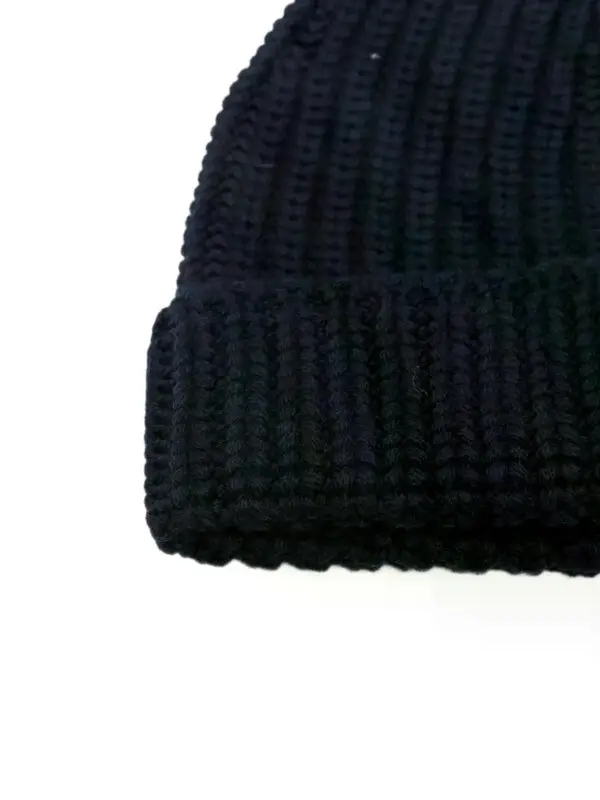GRAN SASSO Ribbed-knit Wool Beanie Hat