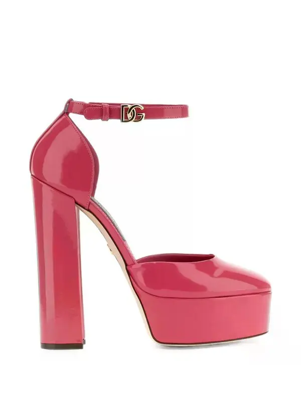 Dolce & Gabbana Patent-leather Platform Pumps