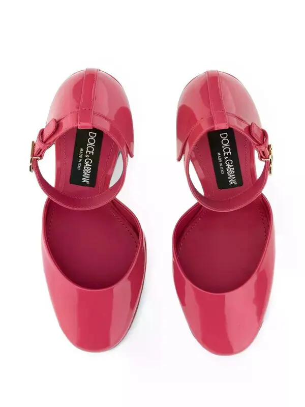 Dolce & Gabbana Patent-leather Platform Pumps