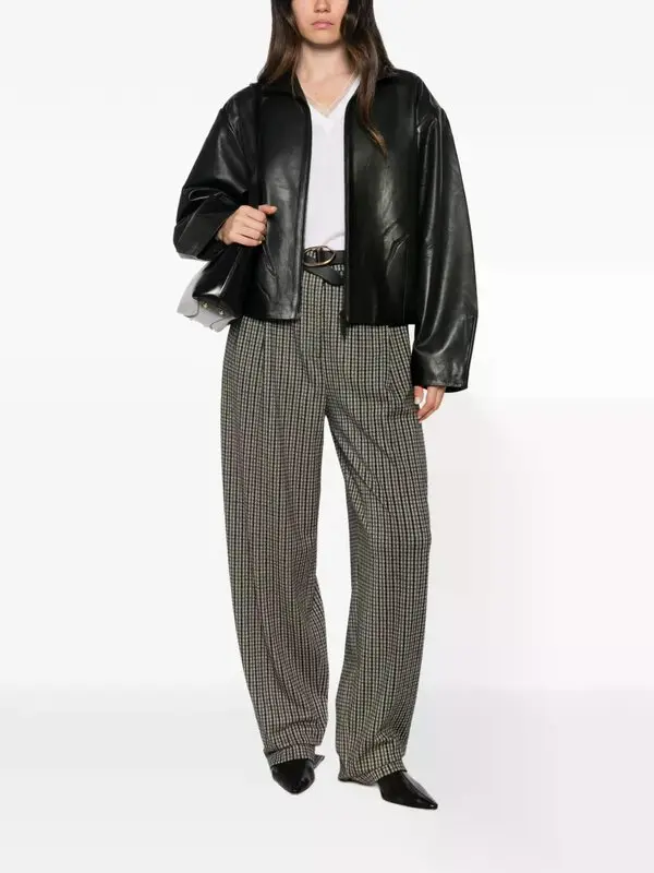 Fabiana Filippi Check Pleated Trousers