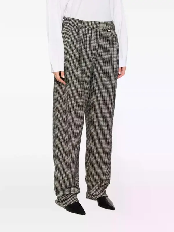 Fabiana Filippi Check Pleated Trousers