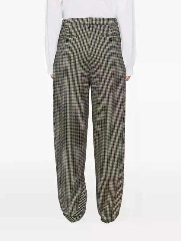Fabiana Filippi Check Pleated Trousers