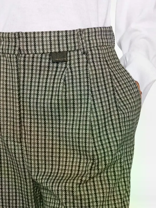 Fabiana Filippi Check Pleated Trousers