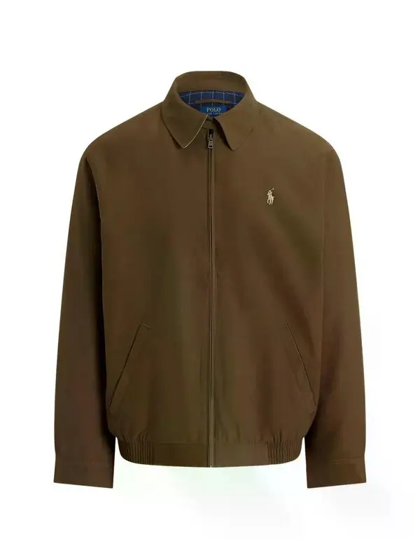 Polo Ralph Lauren Logo-embroidered Elasticated-hem Jacket