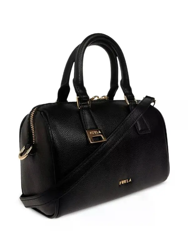 Furla Olivia Leather Tote Bag - Black