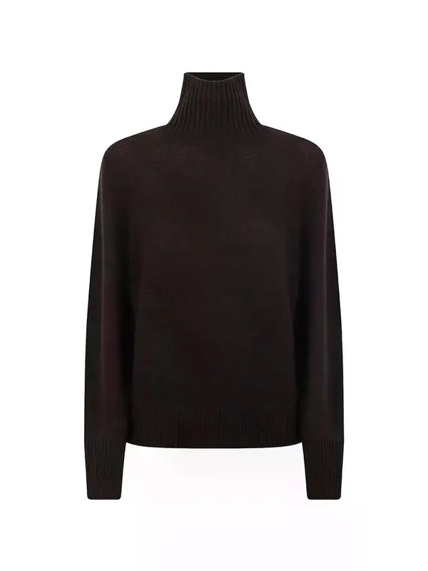 ALLUDE Ribbed-knit Roll-neck Sweater