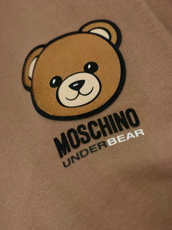 Moschino Teddy Bear-patch Sweatshirt - Brown