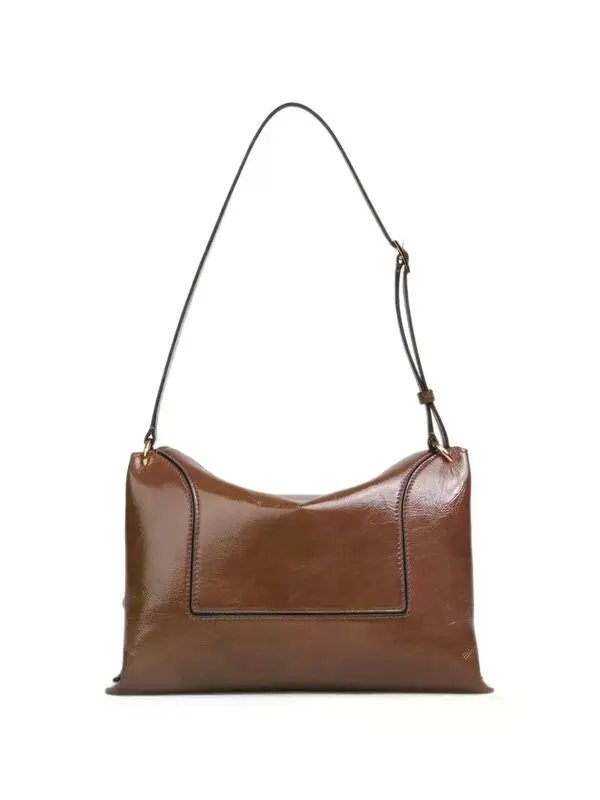 WANDLER Penelope Leather Shoulder Bag - Brown