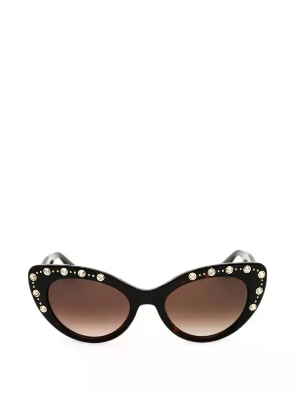 Guess Crystal-embellished Cat-eye Sunglasses