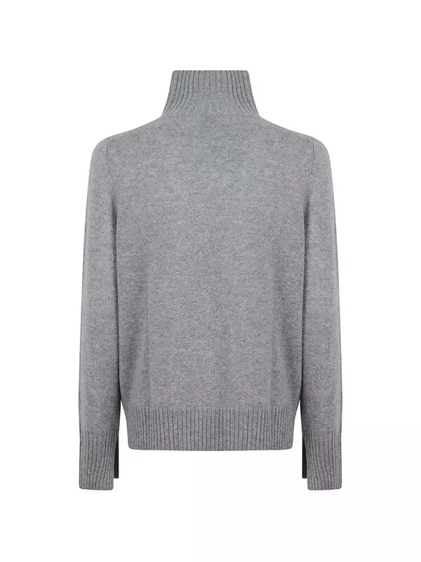 ALLUDE High-neck Cashmere Sweater