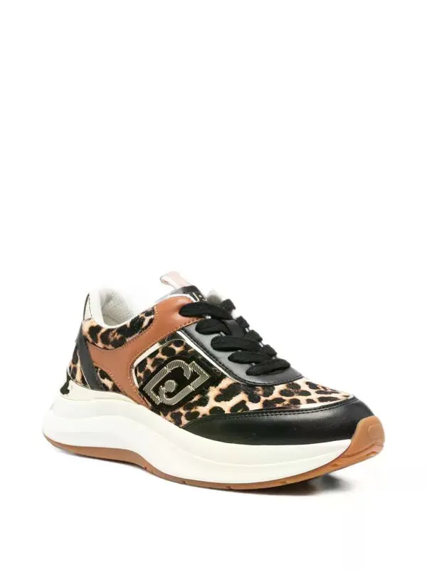 Liu Jo Leopard-print Panelled Sneakers