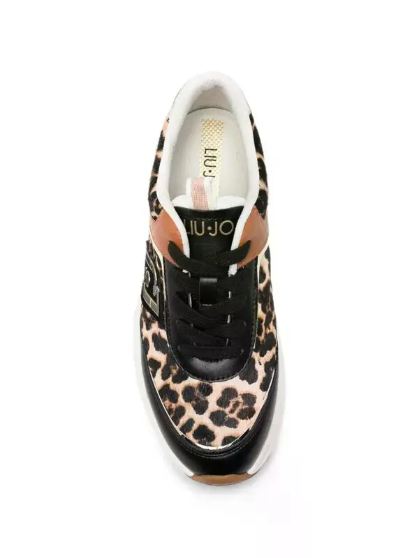 Liu Jo Leopard-print Panelled Sneakers
